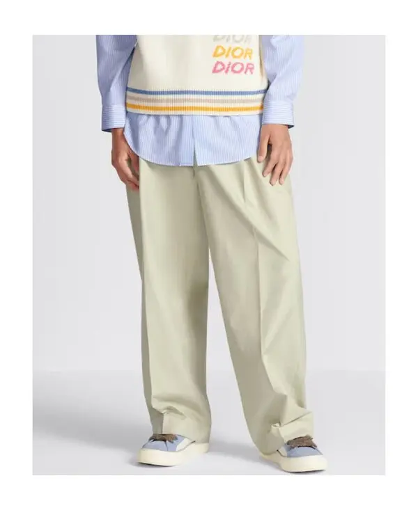 Dior High Waist Straight Leg Trousers