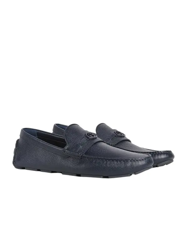 Gucci Double G Driver Loafers - Blue