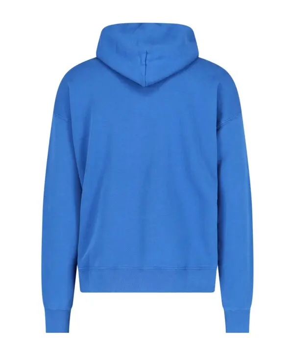 Off-White Big Bookish Skate Drawstring Hoodie - Blue