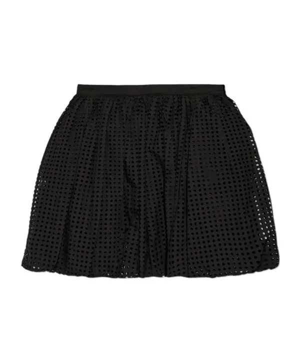 Alaïa Mini Skirt With Polka Dot Pattern And Trumpet Cut
