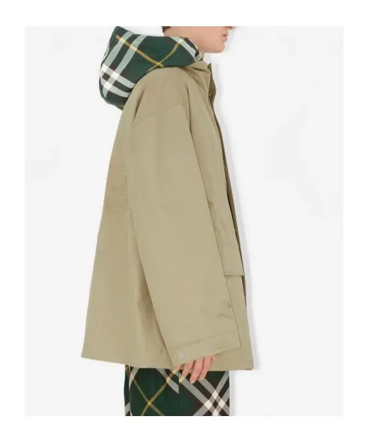 Burberry High-neck Jacket With Equestrian Knight Embroidery