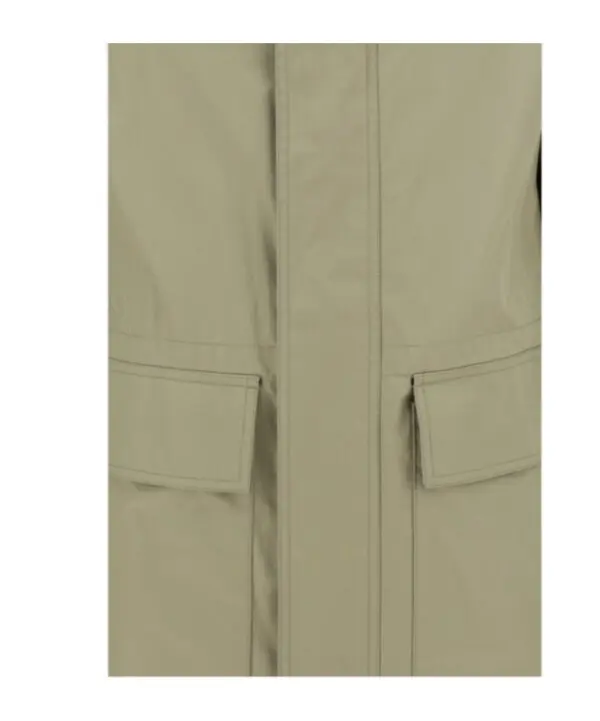 Burberry High-neck Jacket With Equestrian Knight Embroidery