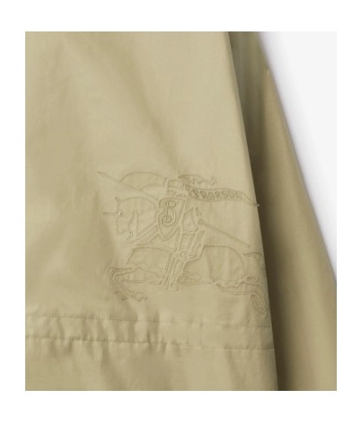 Burberry High-neck Jacket With Equestrian Knight Embroidery