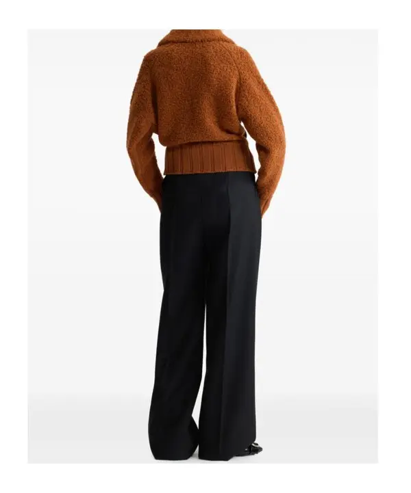 PATOU Bouclé Zip-front Jacket - Brown