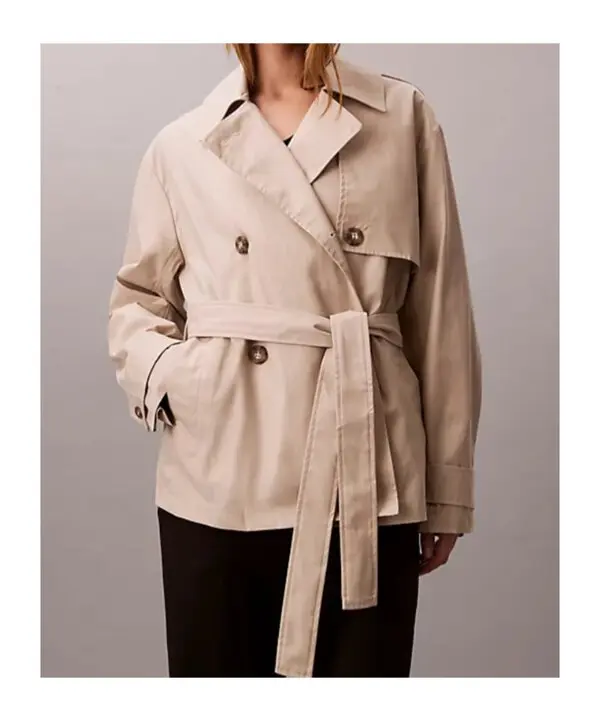 Calvin Klein Belted Trench Jacket