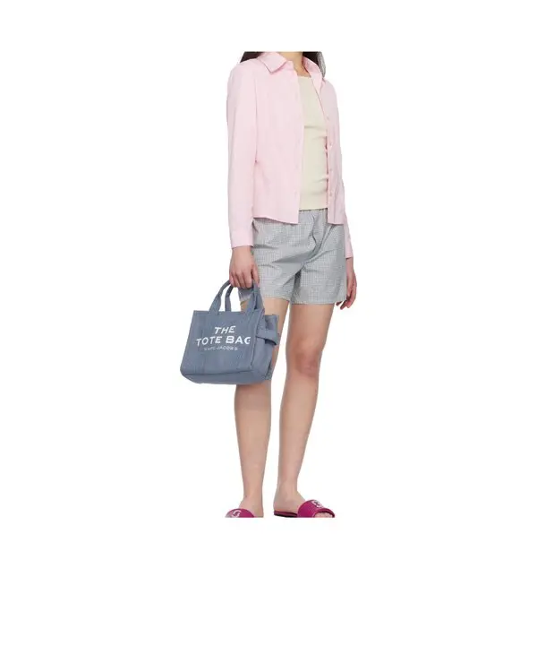Marc Jacobs Logo Print Tote Bag - Blue