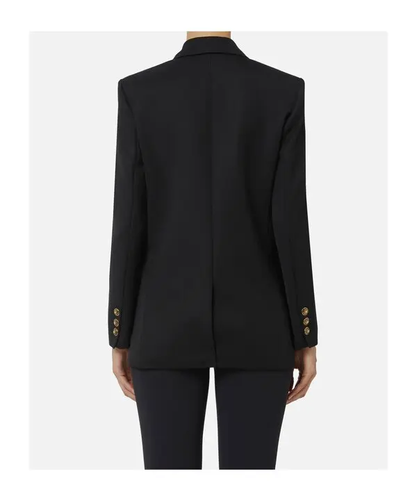 Elisabetta Franchi Double-breasted Blazer - Black
