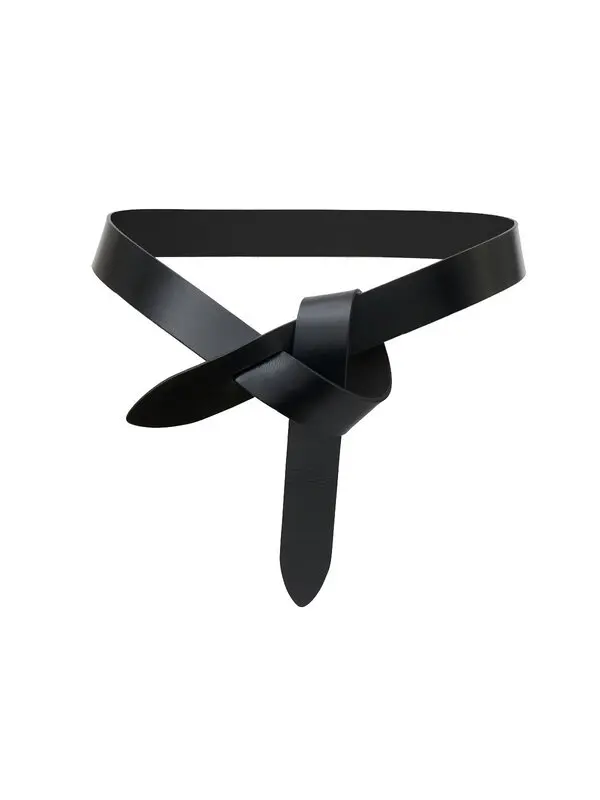 Isabel Marant Étoile Lecce Leather Belt - Black