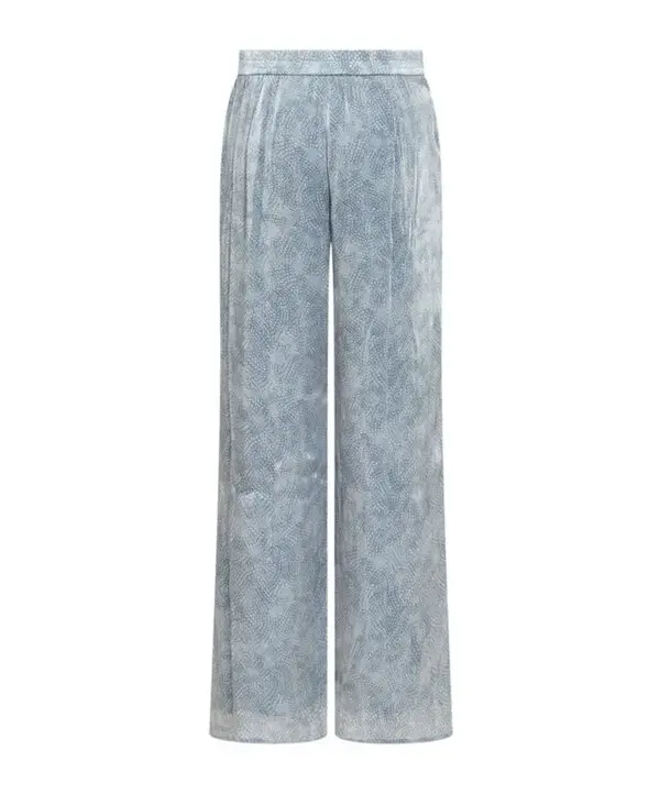 Michael Kors Allover Printed Wide-leg Pants
