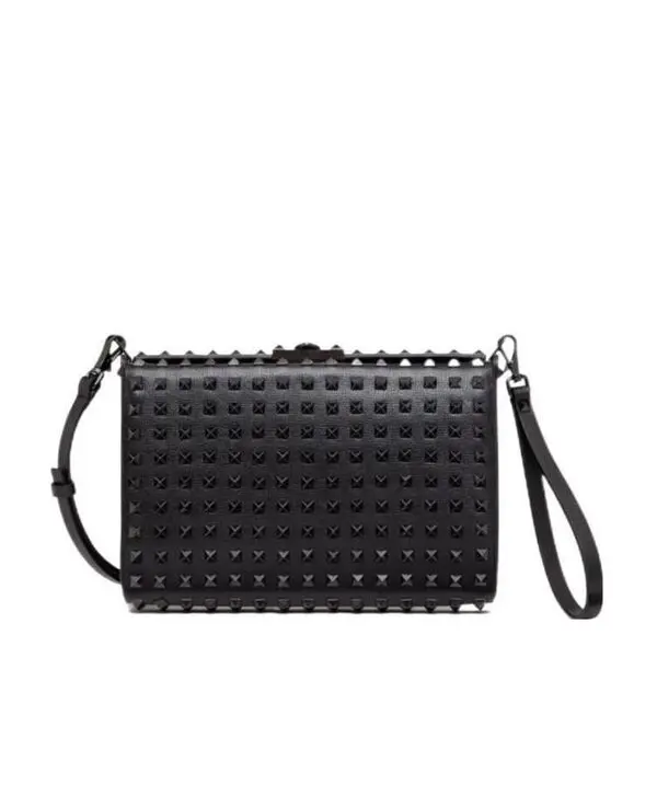 Valentino Garavani Rockstud Clutch Bag - Black