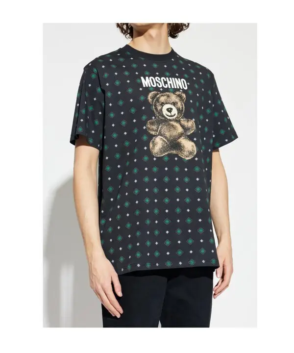 Moschino Teddy Printed T-shirt - Black