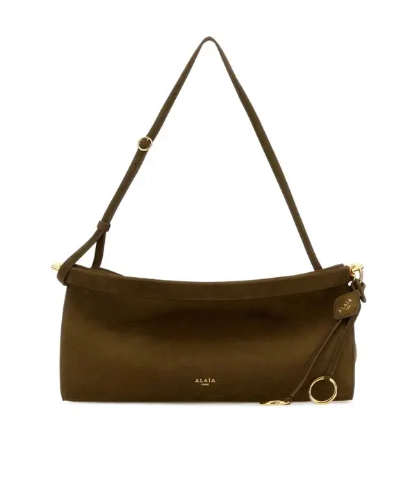 Alaïa Le Click East West Shoulder Bag - Brown
