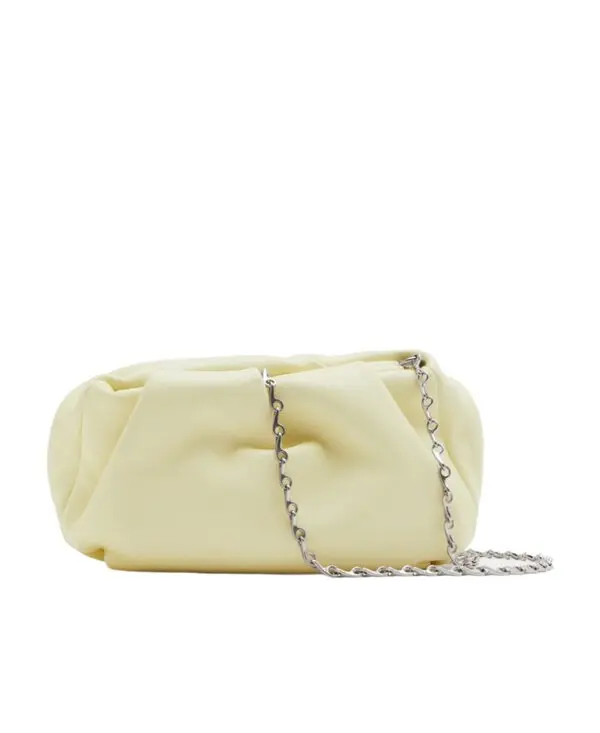 Burberry 3d Rose Chain-linked Clutch Bag - Nude