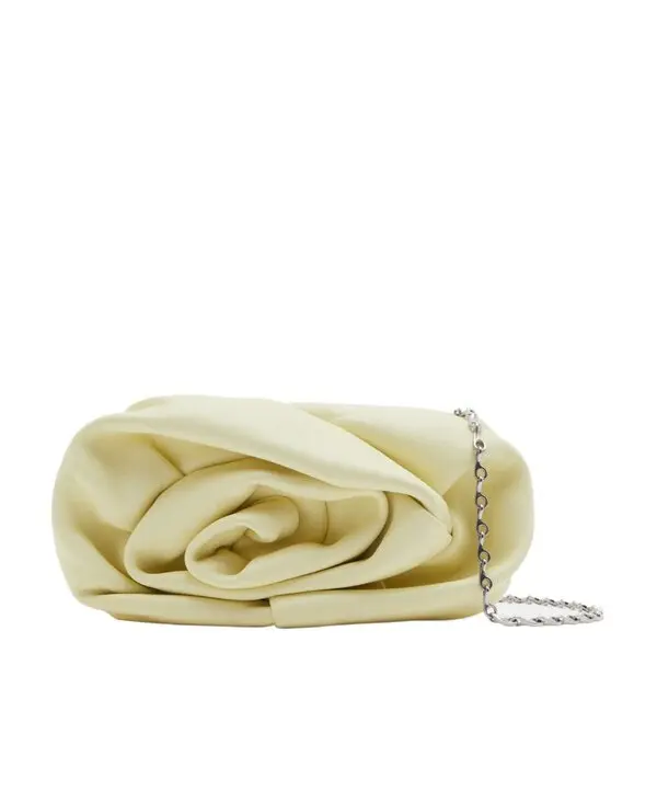 Burberry 3d Rose Chain-linked Clutch Bag - Nude