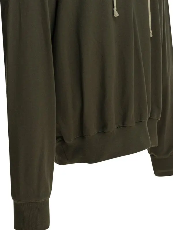 Rick Owens Cotton Hoodie - Black