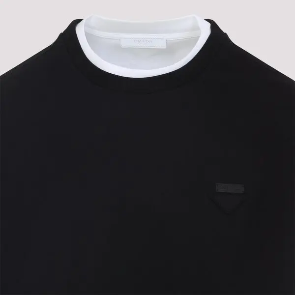 Prada Double-layered Long-sleeved T-shirt
