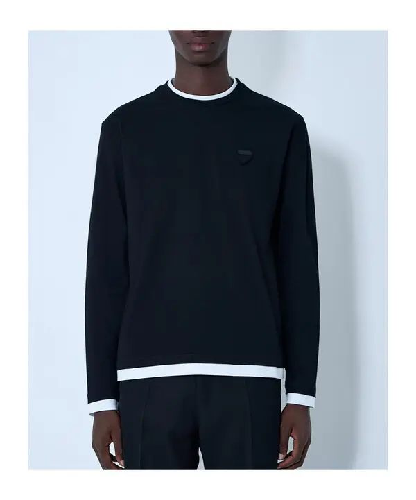 Prada Double-layered Long-sleeved T-shirt