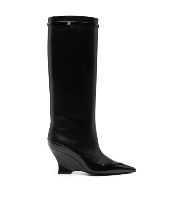 Givenchy Raven Pointed-toe Boots - Black