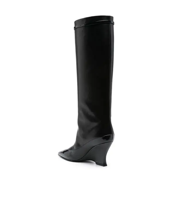 Givenchy Raven Pointed-toe Boots - Black