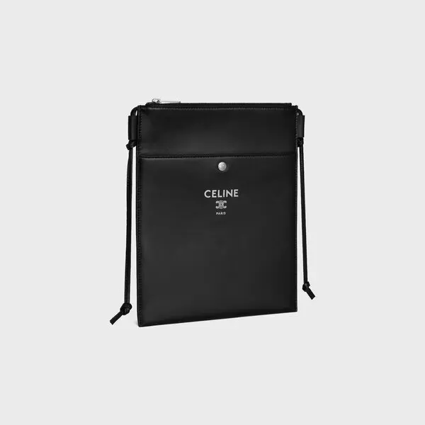 Celine Sharp Pouch Take Away In Smooth Lambskin - Black