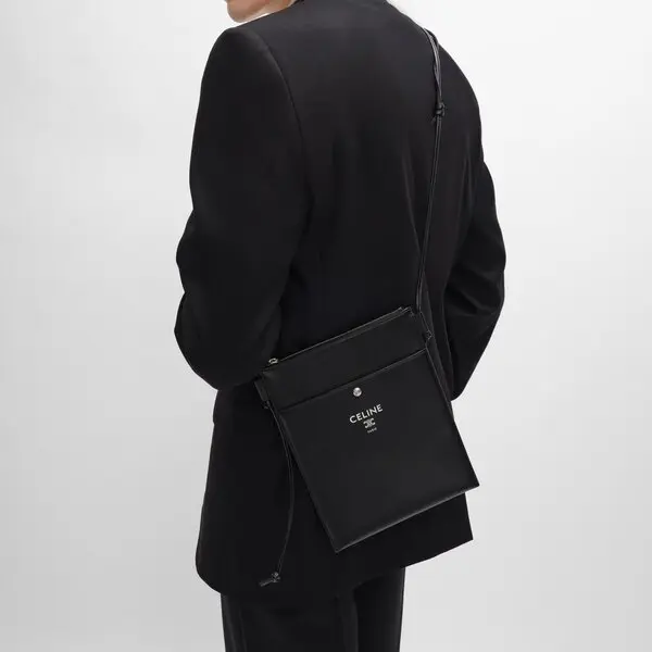 Celine Sharp Pouch Take Away In Smooth Lambskin - Black