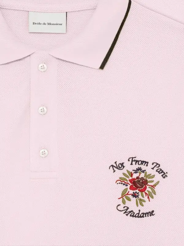 Drole De Monsieur Short-sleeved Polo Shirt