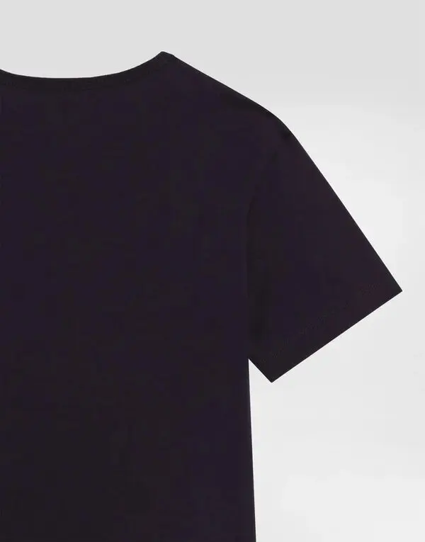 Dolce & Gabbana Logo Patch T-shirt - Blue