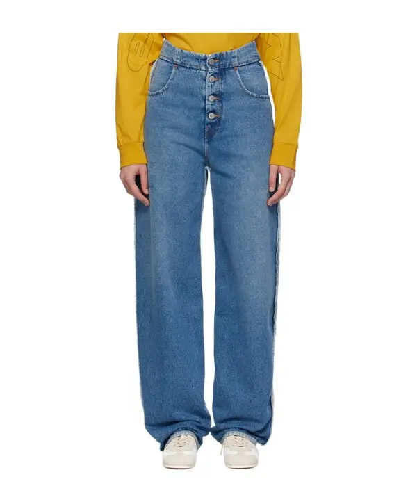 MAISON MARGIELA Button-fastening Jeans - Blue