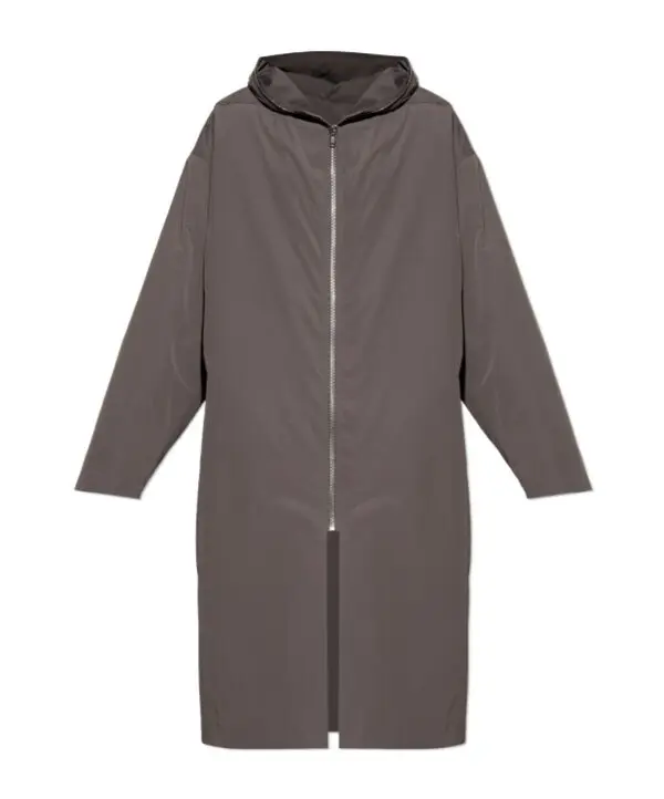 Rick Owens Gimp Mac Long Sleeve Coat - Grey