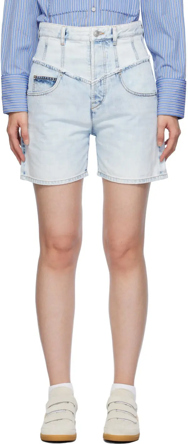 Isabel Marant Étoile High-waisted Denim Shorts