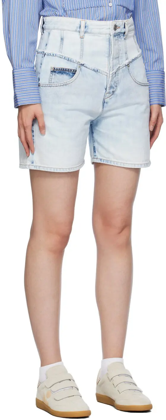 Isabel Marant Étoile High-waisted Denim Shorts