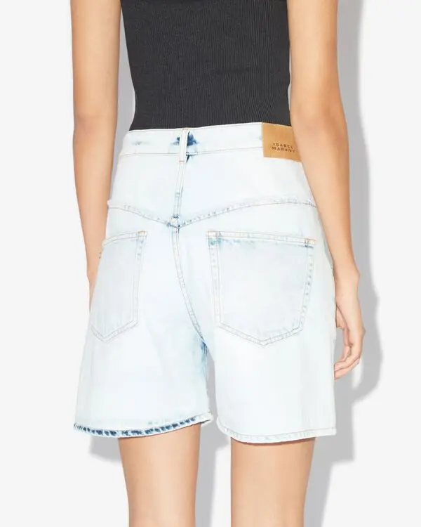 Isabel Marant Étoile High-waisted Denim Shorts