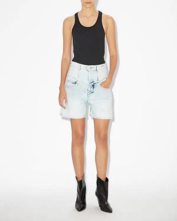 Isabel Marant Étoile High-waisted Denim Shorts