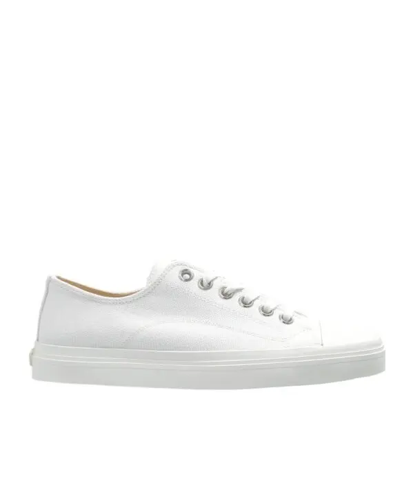 Moschino Square-toe Low-top Sneakers - White