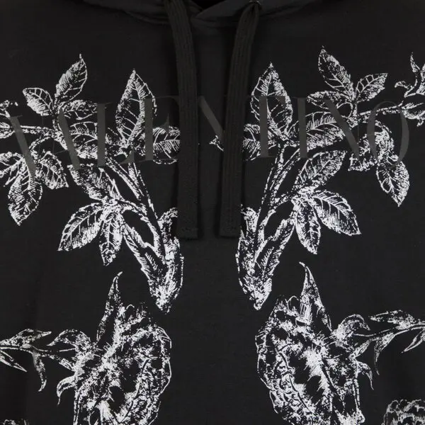 Valentino Garavani Floral Print Hoodie