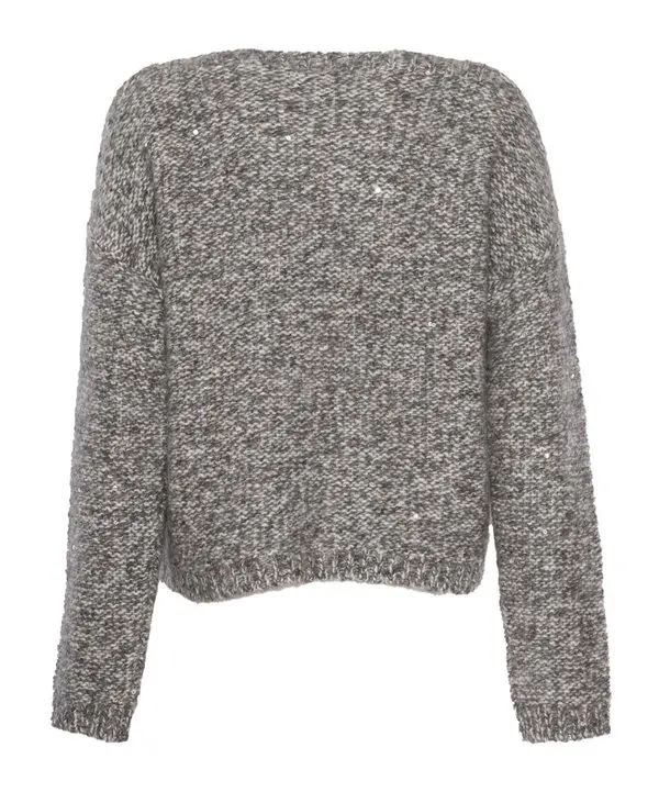 Ermanno Scervino Embellished Long-sleeved Pullover