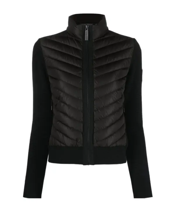 Canada Goose Hybridge Panelled High-neck Jacket - Black
