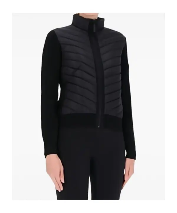 Canada Goose Hybridge Panelled High-neck Jacket - Black