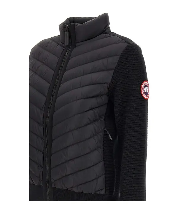 Canada Goose Hybridge Panelled High-neck Jacket - Black