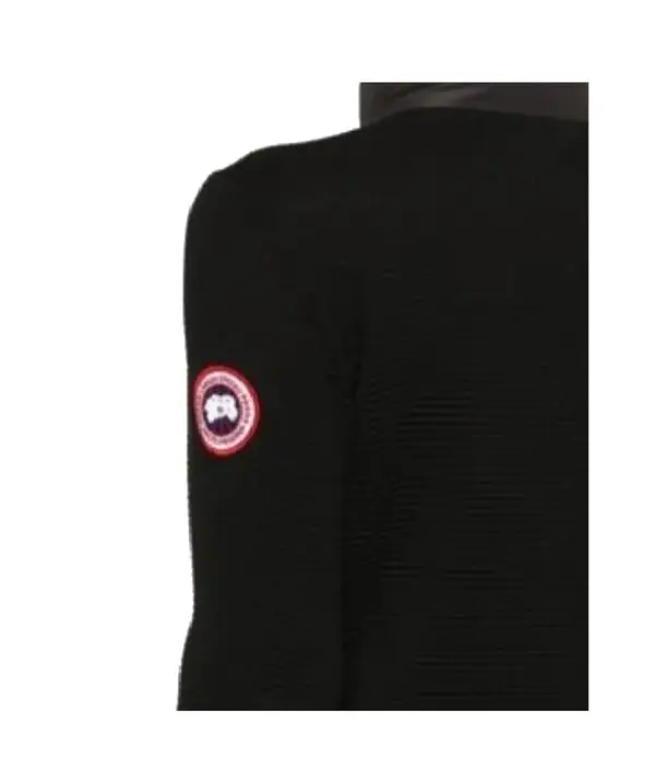 Canada Goose Hybridge Panelled High-neck Jacket - Black