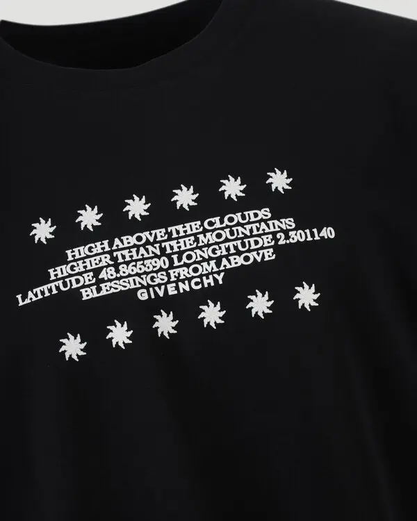 Givenchy 4g Emblem Printed Crewneck T-shirt