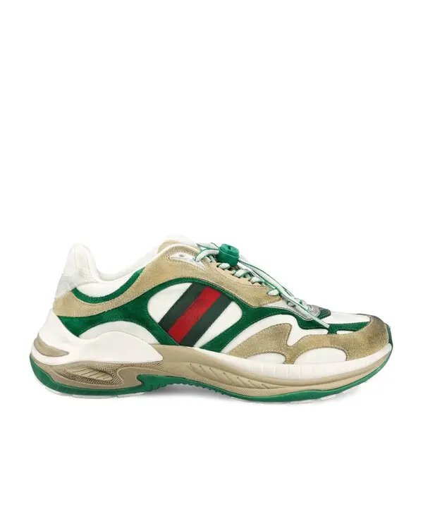 Gucci Panelled Lace-up Sneakers