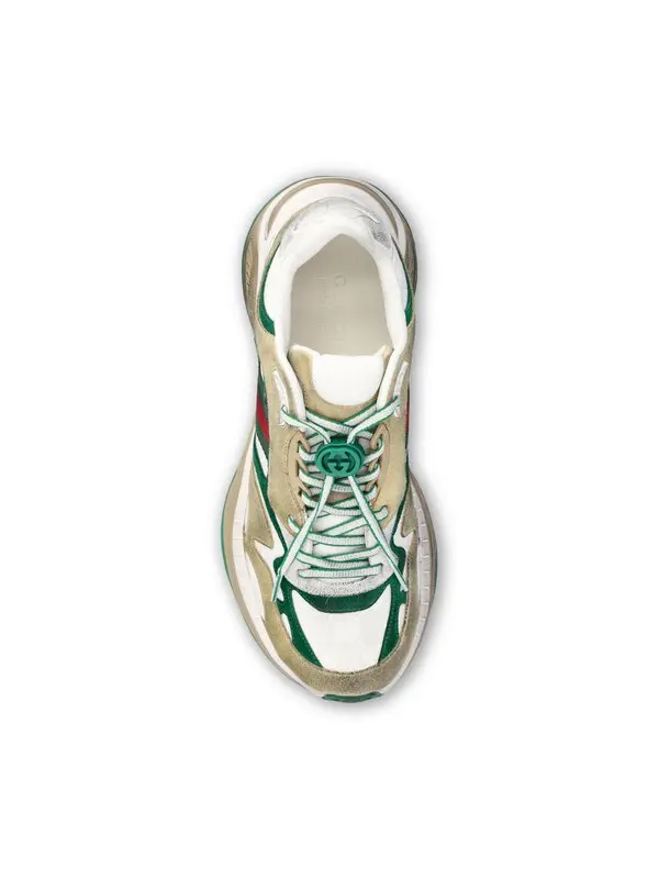 Gucci Panelled Lace-up Sneakers