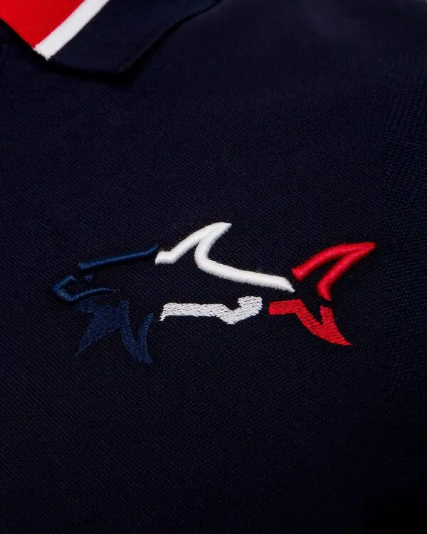PAUL  SHARK Logo Details Polo Shirt