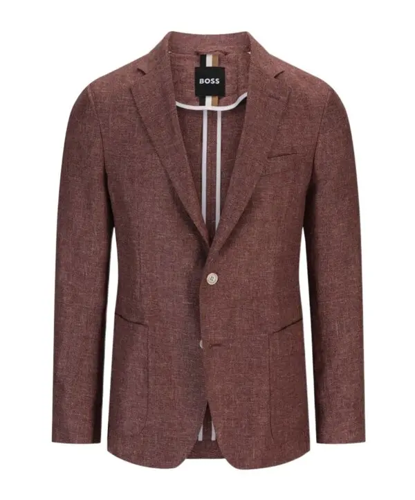 Hugo Boss Single-breasted Blazer - Red