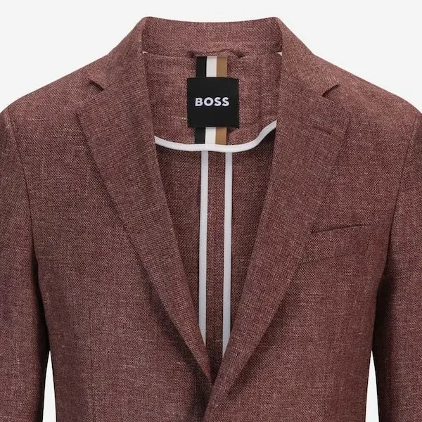 Hugo Boss Single-breasted Blazer - Red