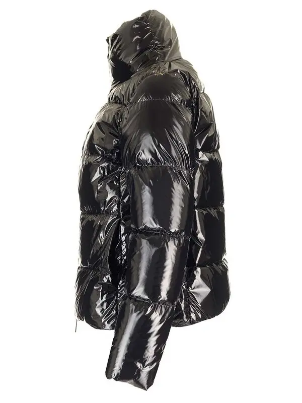 Herno Short Down Jacket With High Collar