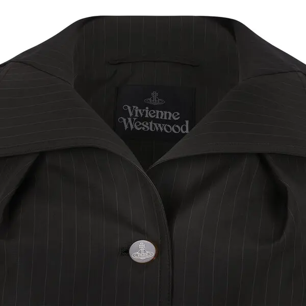 VIVIENNE WESTWOOD Pinstriped Sleeveless Vest With Button Detailing