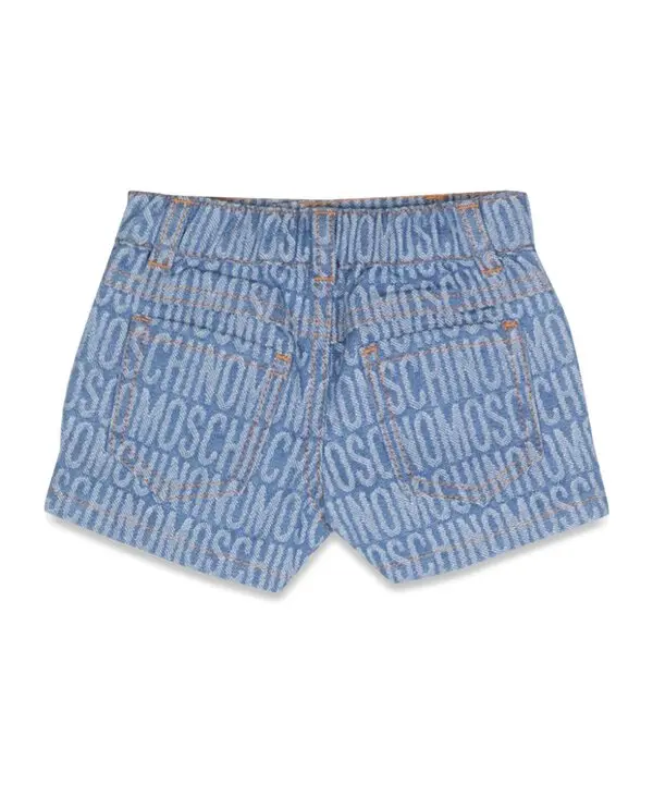 Moschino All-over Logo Jacquard Shorts