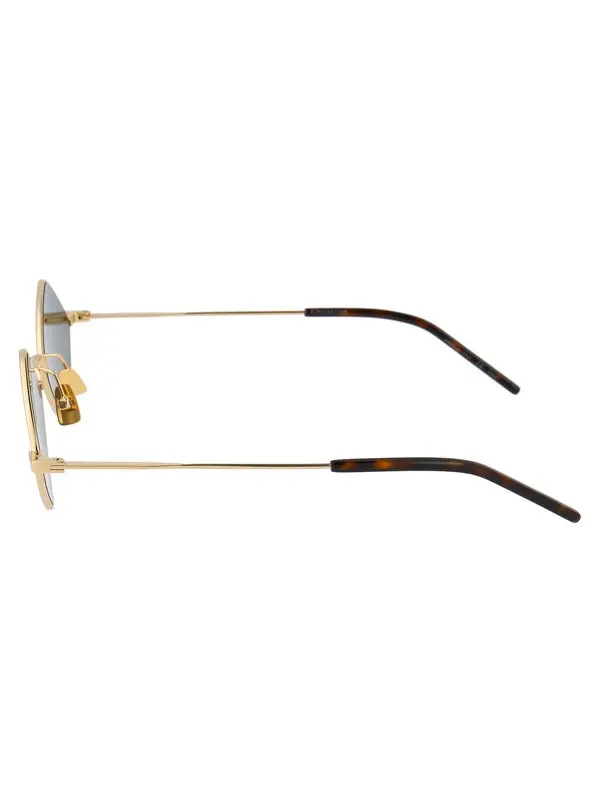 Saint Laurent Lisa Geometric Sunglasses - Black